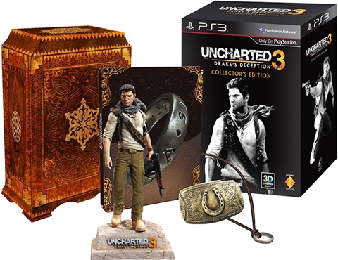 Uncharted 3 Collector's Ed. w/Statue, Necklace & Belt Buckle (No DLC) - CeX (MY): - Buy, Sell ...